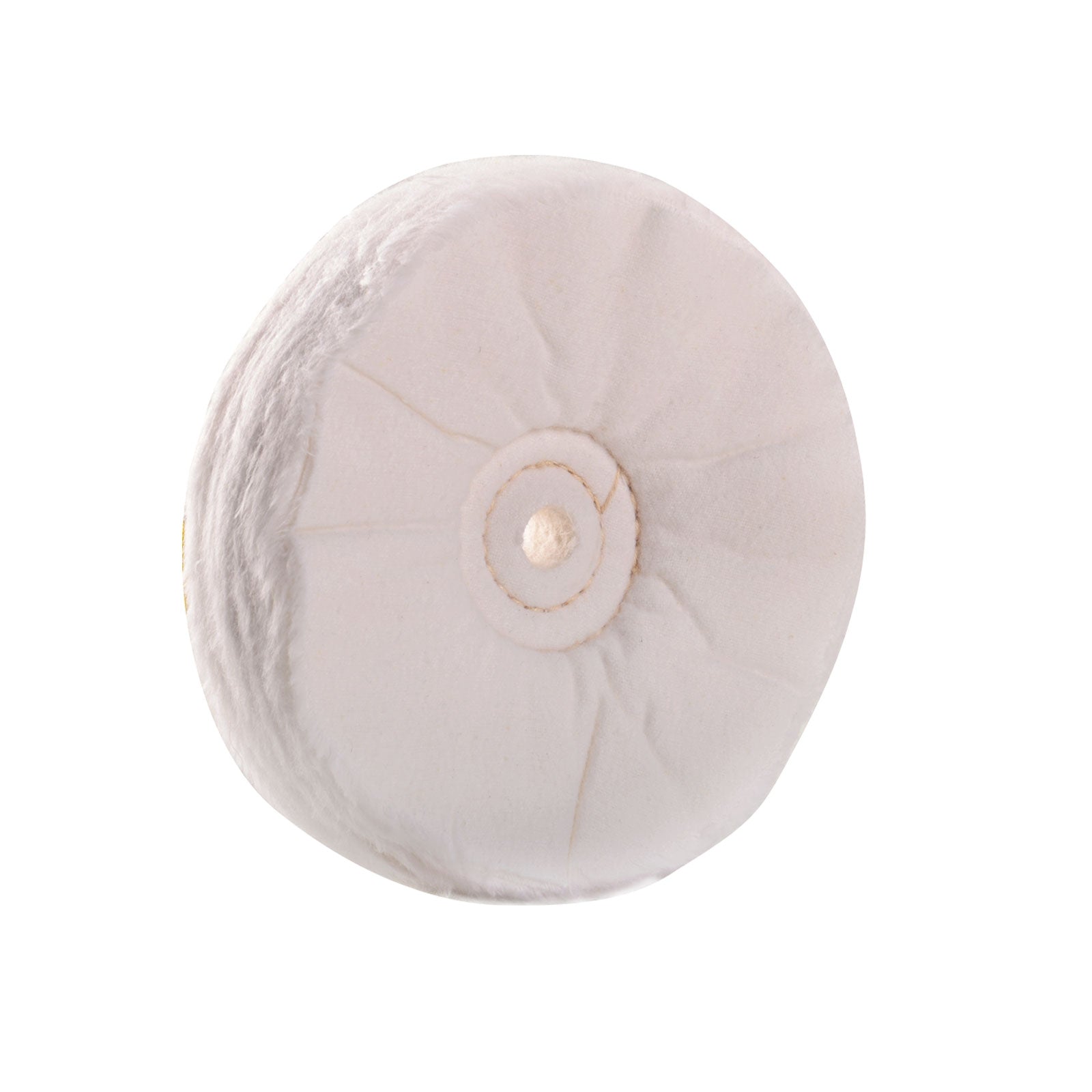 6" (152mm) x 1/2" (13mm) Arbor Hole Loose Cotton Buffing Wheel White