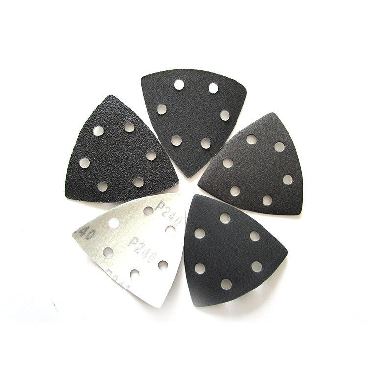 3.5" (90mm) 6 Holes Triangle Sanding Discs Hook and Loop Detail Sander