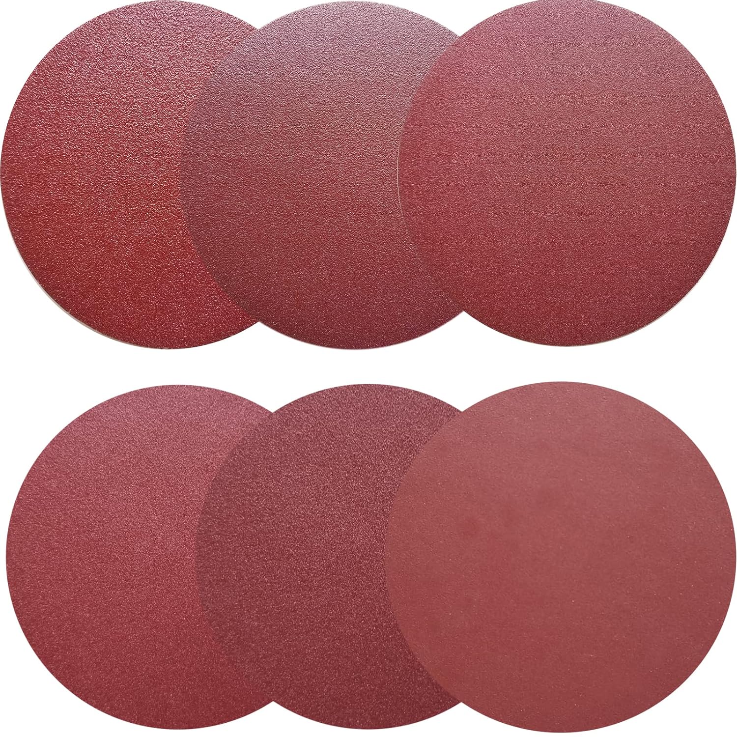 10" (254mm) PSA Red Grain Sanding Discs For Wet/Dry Sanding (60-400 Gr