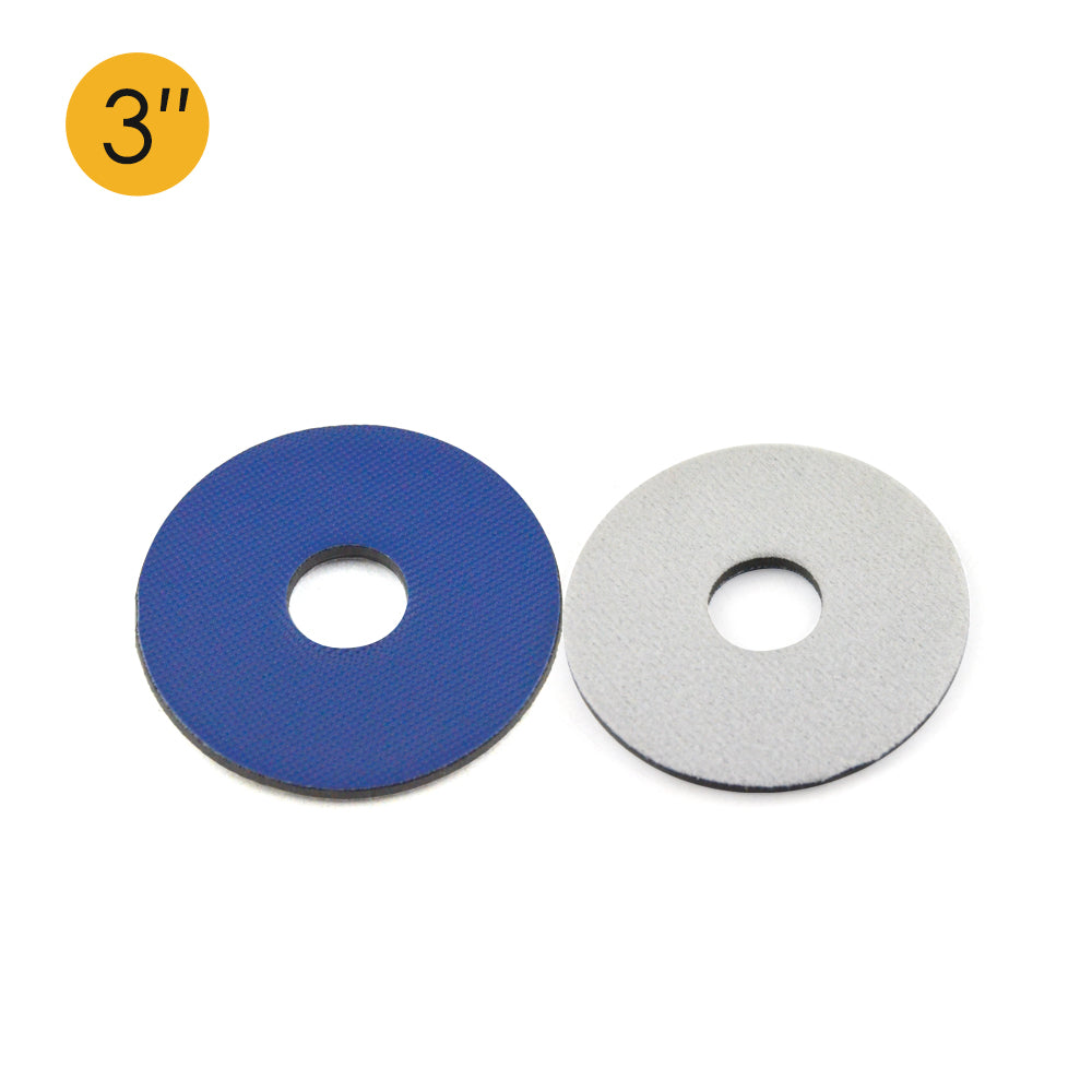 3"(77.5mm) Center Hole Hook&Loop Convert to PSA Interface Pad